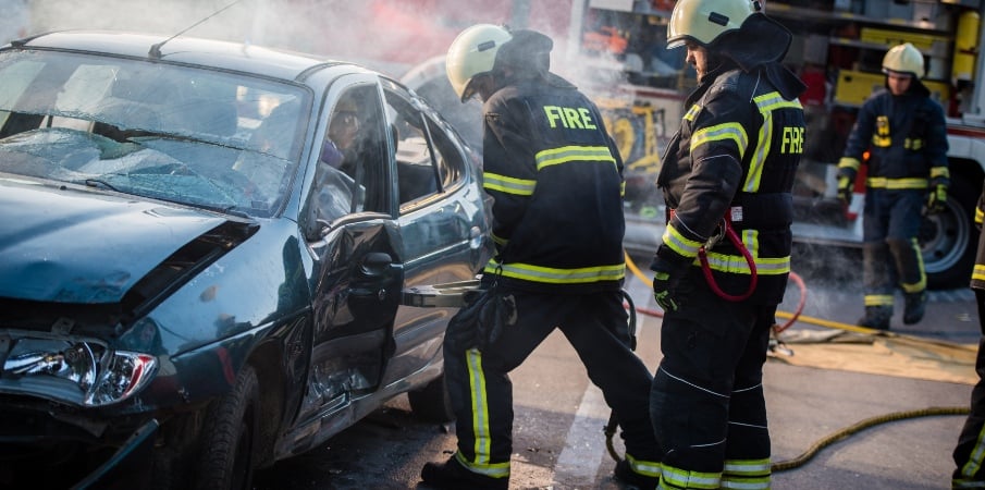 MGO pompier : la règle des 5 s secours routier et des 5 i
