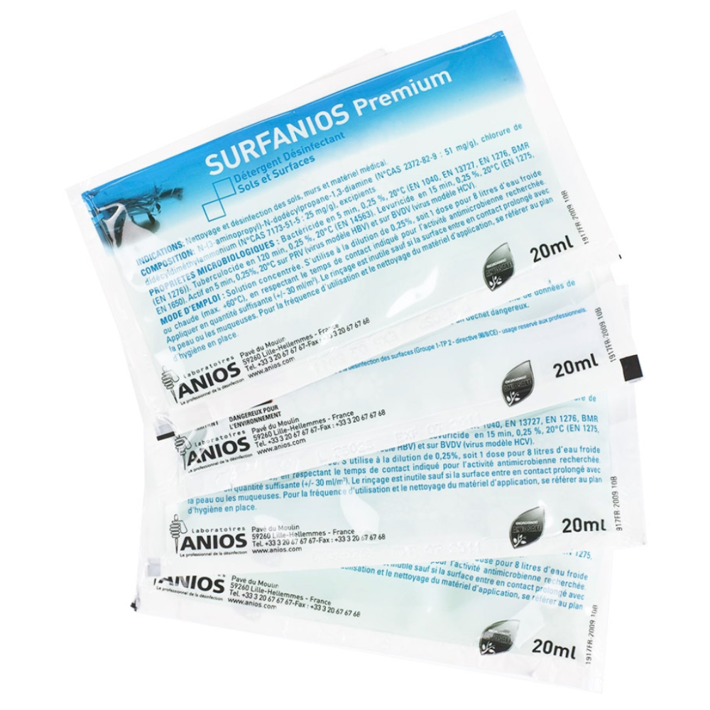 Détergent désinfectant SURFANIOS PREMIUM Laboratoire Anios
